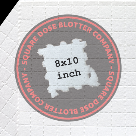 8 x 10 Blank LSD Blotter Sheets